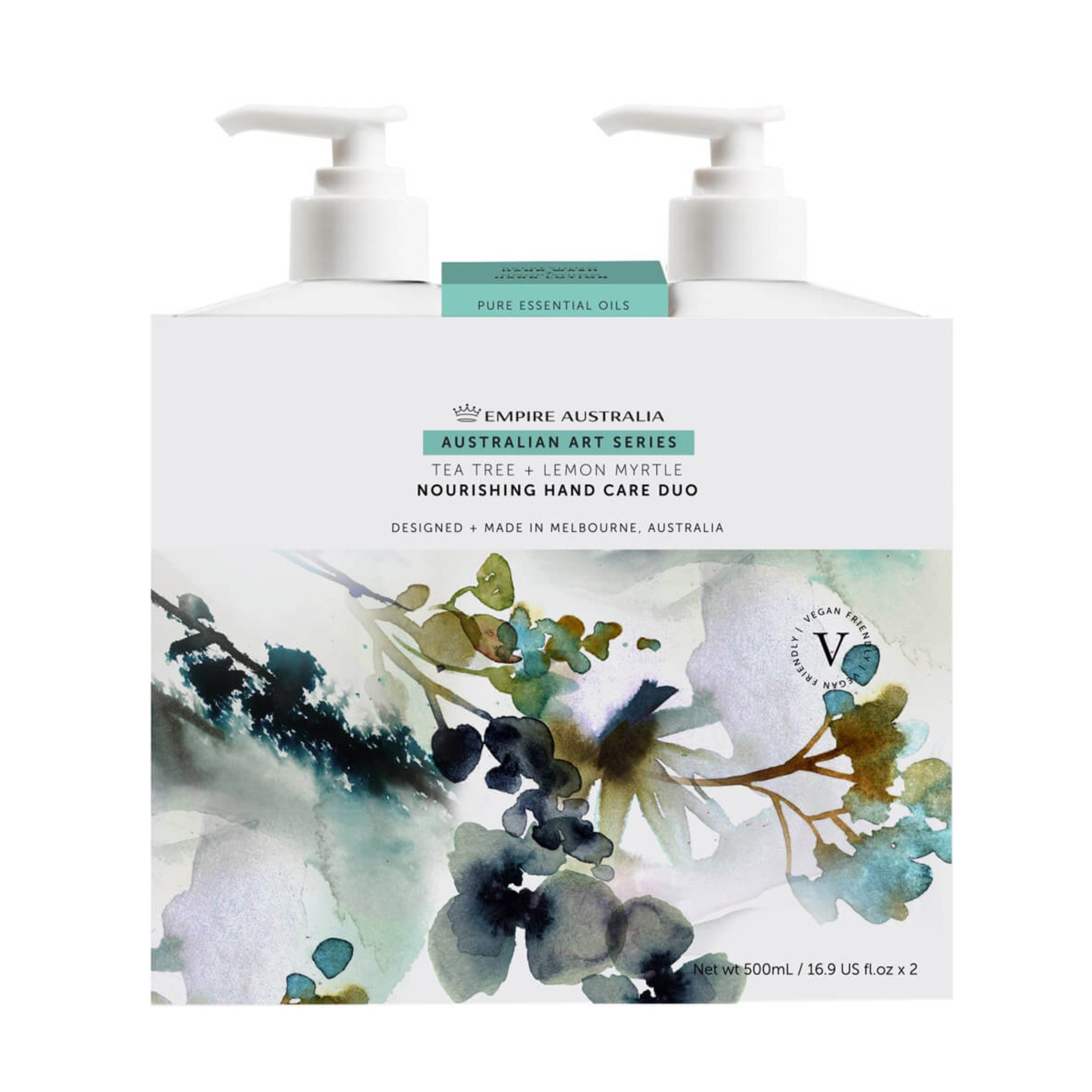 Tea Tree & Lemon Myrtle Hand Care Duo Set 500ml – Winding Home