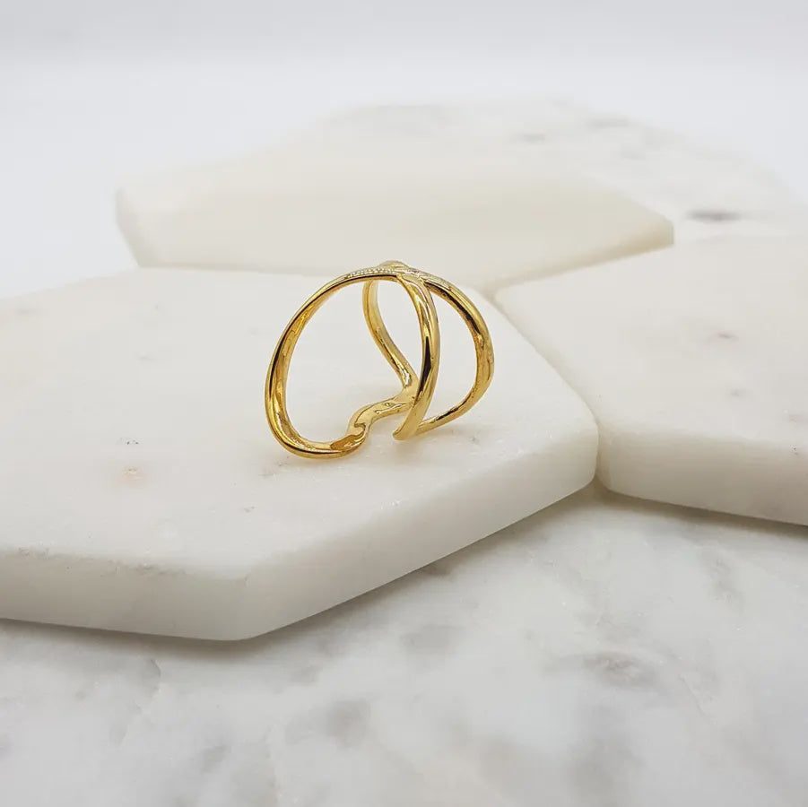 Loopy Lou Gold Ring – Winding Home